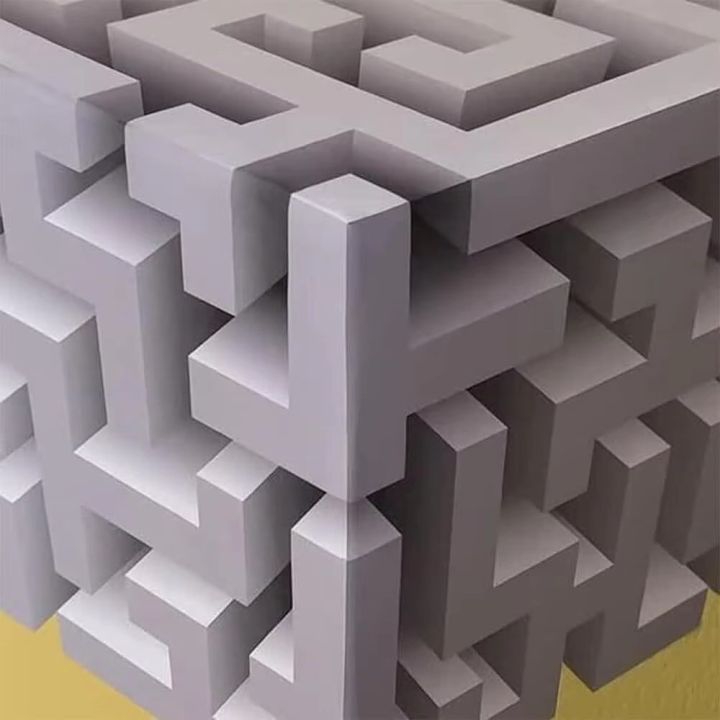 New 3D Impossible Wall Art That Reshapes Reality Irregular DIY Optical ...