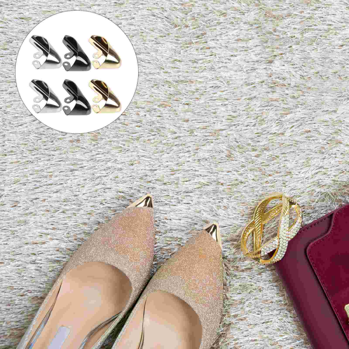 6 Pcs Toe Protector Shoe Repair Parts Hedging Shoes Protectors Tips Cap ...