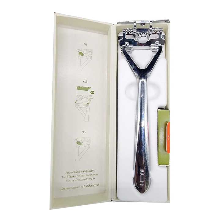 Leaf Shave Chrome Color Pivoting Shave Razor | Daraz.com.np