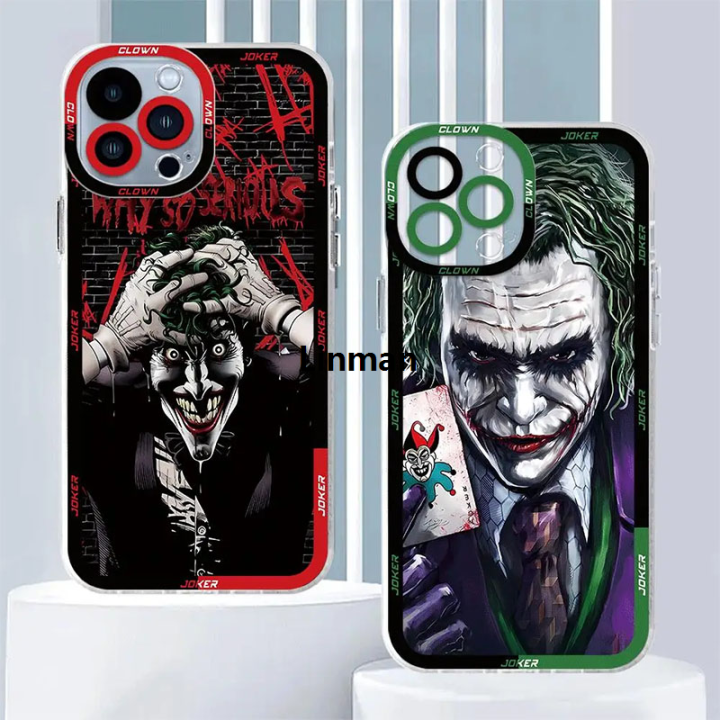 Linman DC Movie J-Joker Phone Case for Apple iPhone 15 Pro Max 13 14 ...