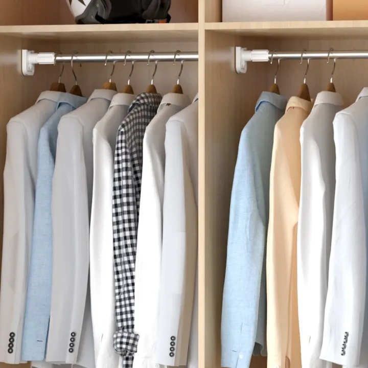 Adjustable Stainless Steel Wardrobe Organizer Rack Hanging for Outdoor ...