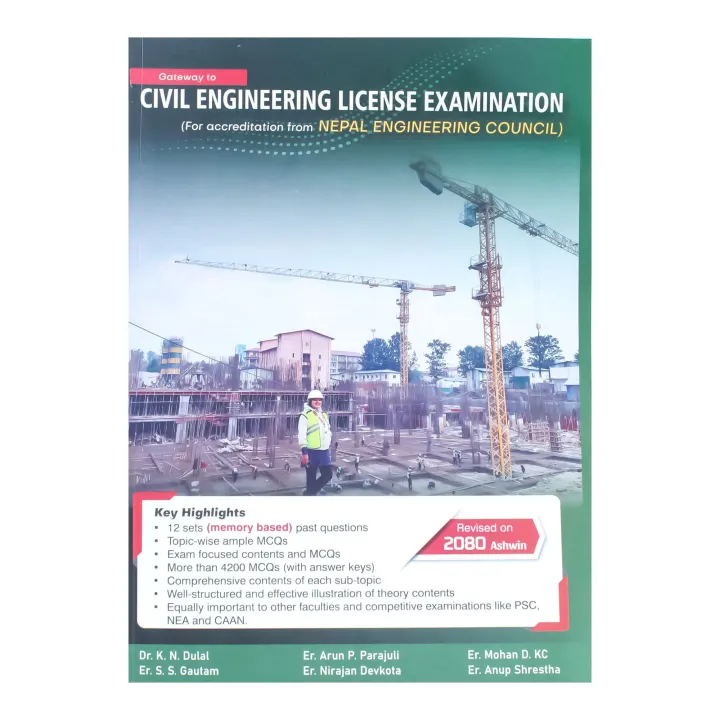 Civil Engineering License Examination By Dr. K.N. Dulal And Others | Daraz.com.np
