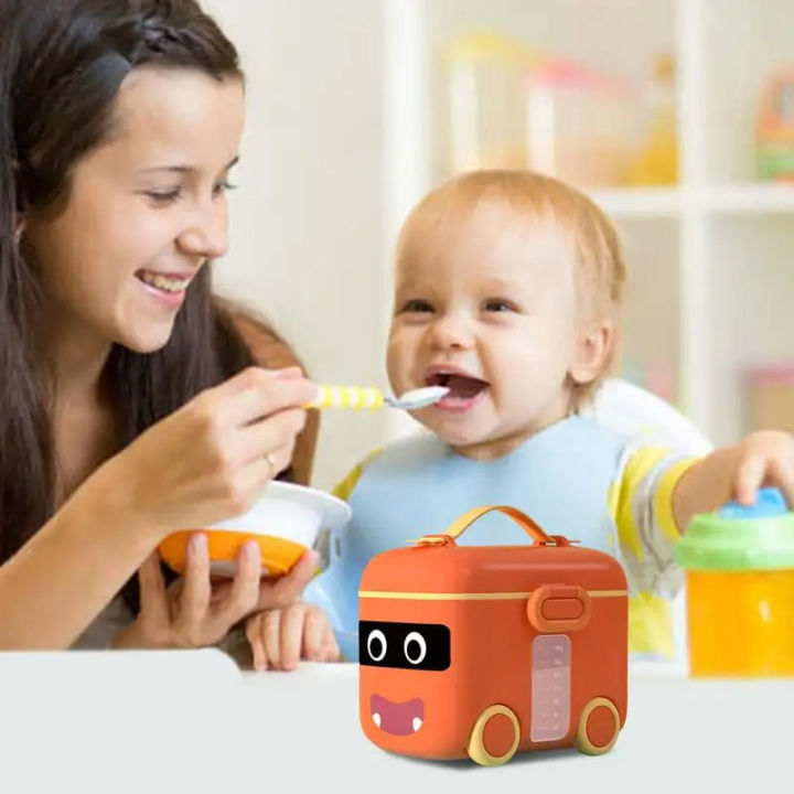 Portable Baby Milk Powder Dispenser | Sealing Storage Box for Formula ...