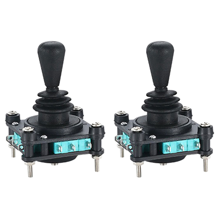 fasdaga 2X Monolever Joystick Switches with Push Button 2 4 8 Way Reset ...
