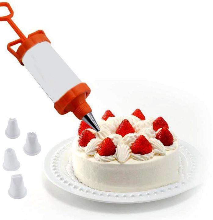 King Syringe Nozzel Cake Decorating Set 4 pcs icing set | Daraz.com.np