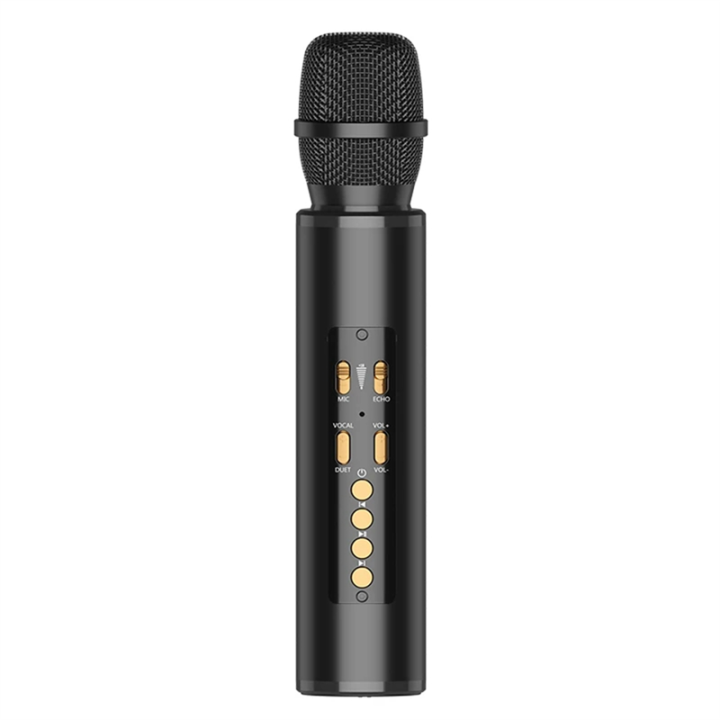 TWS Wireless Karaoke Microphone with Bluetooth Speaker Home Party ...
