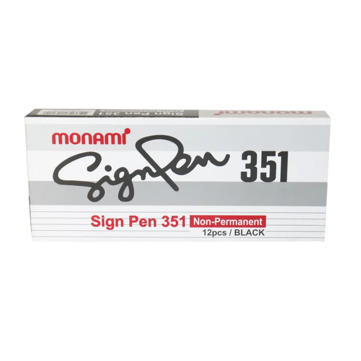 Monami Black Non-Permanent Sign Pen | Daraz.com.np