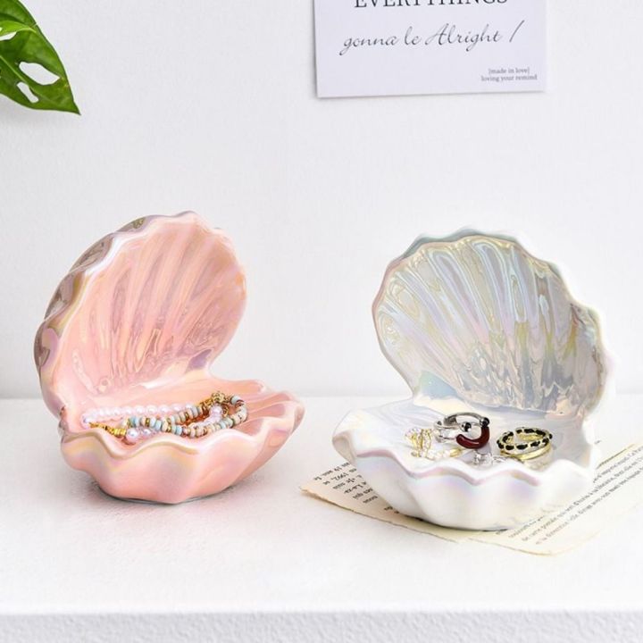 Small storage tray handicraft plate jewelry shell fashion unique ...