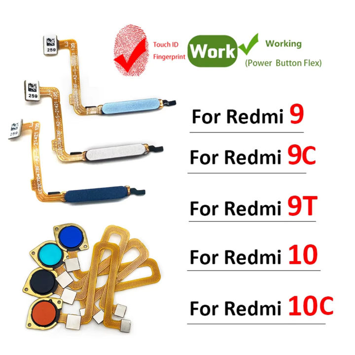 Special Offer New Fingerprint For Xiaom Redmi 9C 9T 9 10C 10 Prime Home Button Fingerprint Menu ...