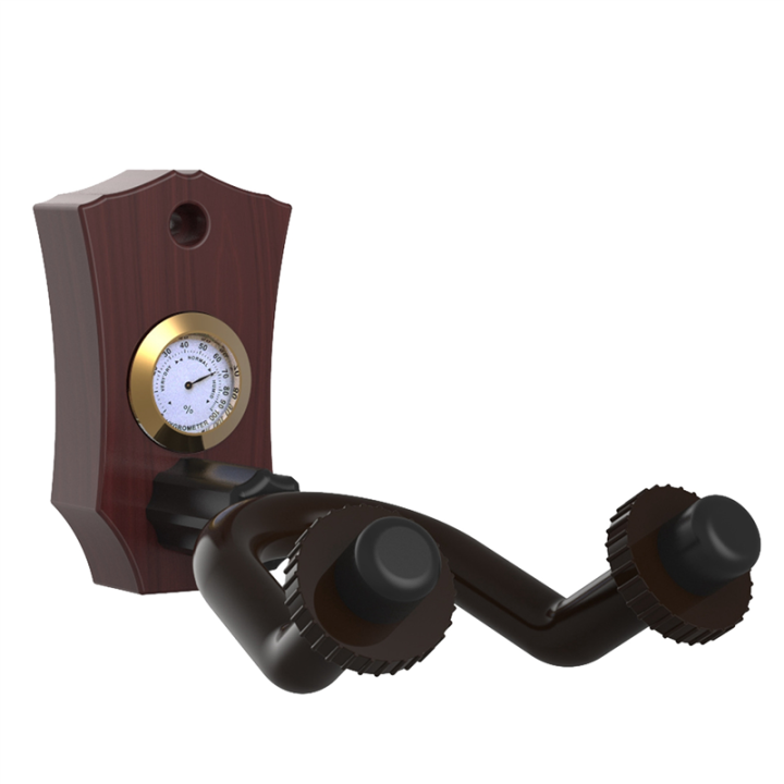 1 Piece 2-In-1 Guitar Wall Mount Dark Wood Color Musical Instrument ...
