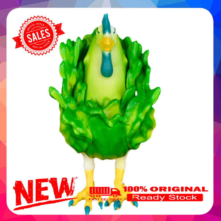 Collectable Vegetable Chicken Model Animated Small Size Cabbage Chicken ...