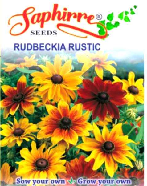1 Packet Rudbeckia Rustic Flower Seeds - Rudbeckia Seeds - Rudbeckia ...