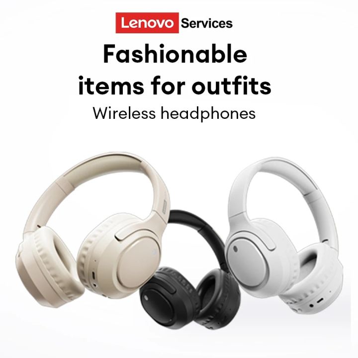 NEW Lenovo LS103 Wireless Headphones Bluetooth Earphone 6.0 Foldable ...