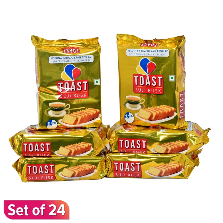 Toast Suji Rusk By Shree Krishna Pauroti Cartoon-24 Pckt | Daraz.com.np