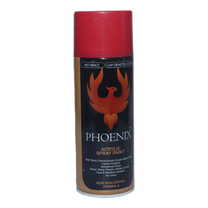Red Phoenix Acry Sprlicay Spray Paint | Daraz.com.np