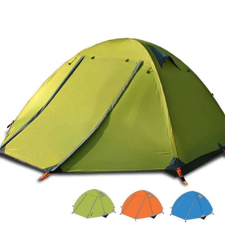 Flytop 4season 3persons Aluminum Pole Double Layer Tent 2door Windproof ...