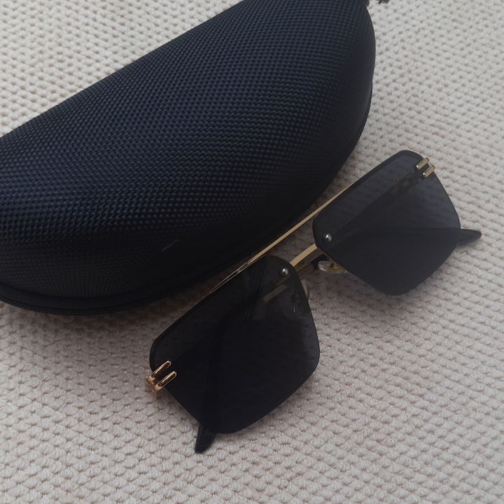 Rimless Square Sunglasses For Men & Women | Daraz.com.np