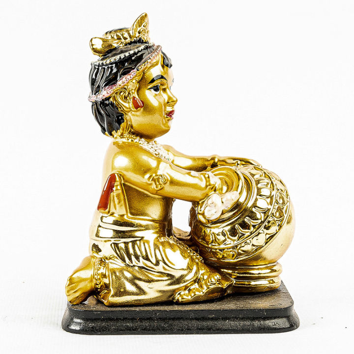Saru Handicraft / Lord Krishna Statue / Golden Lord Krishna Statue ...