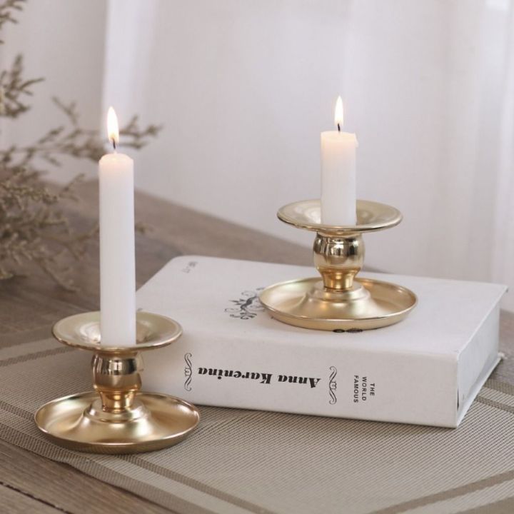 Simple DIY Round Candlestick Handmade Easy to Use Long Pole Candle Cup ...