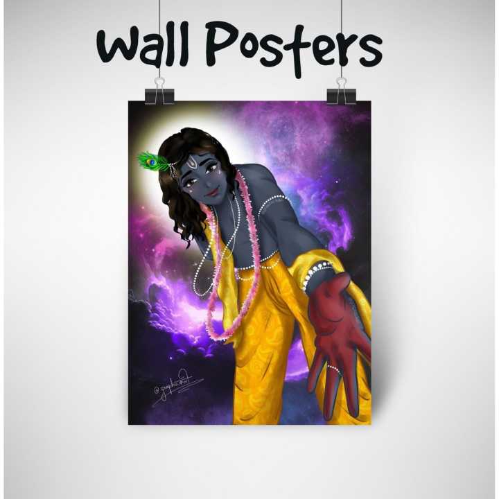 Lord Krishna - Mahabharat | Exclusive Release | Wall Posters to Decor ...