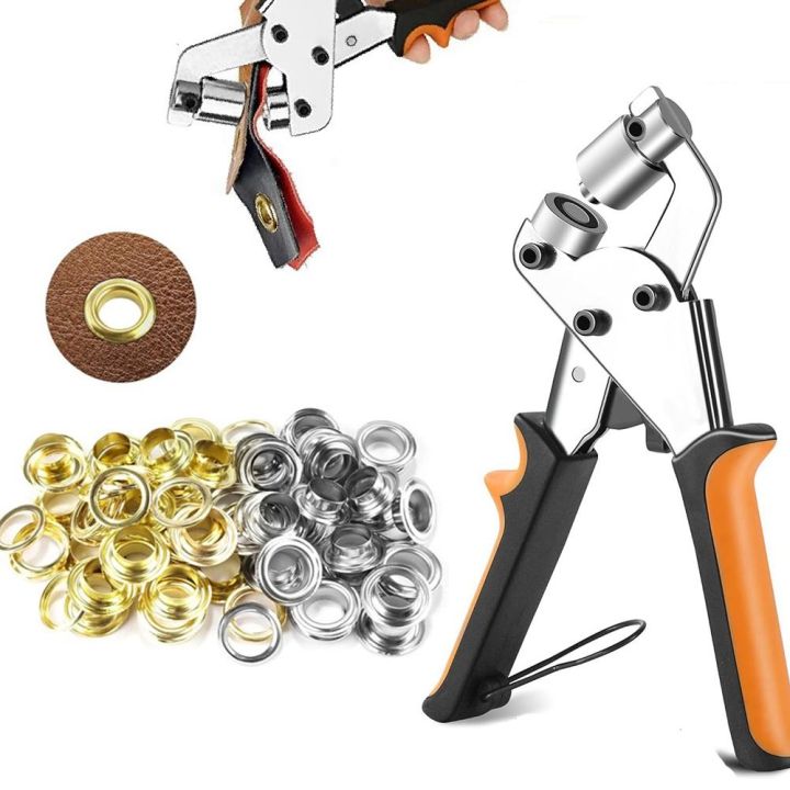 Canvas Craft 3/8'' 10mm Size Metal Eyelets Kit Punch Pliers ...