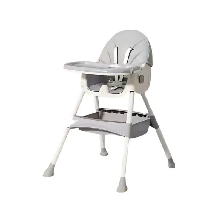 Modern Foldable & Adjustable Baby High Chair - Space-Saving Design ...