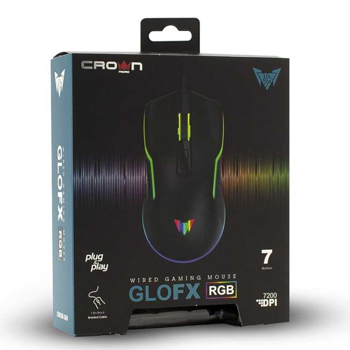 Crown Micro High-end RGB Gaming Mouse | Daraz.com.np