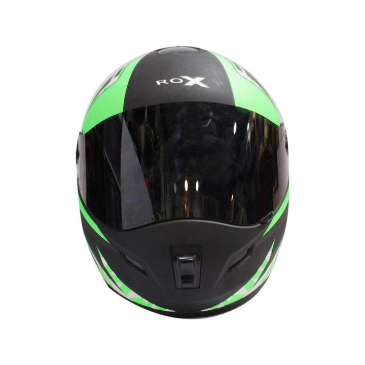 Rox Rockers Black/Green Full Face Helmet | Daraz.com.np