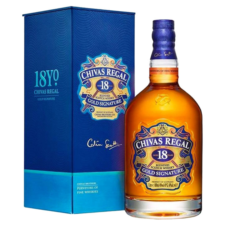 Chivas Regal 18 Year Old Blended Scotch Whisky - 1 ltr -By Cheers ...