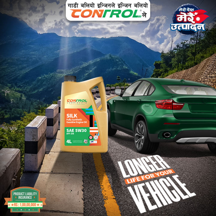 Control Lubricants Silk SAE 5W30 API SN Fully Synthetic Premium Quality ...