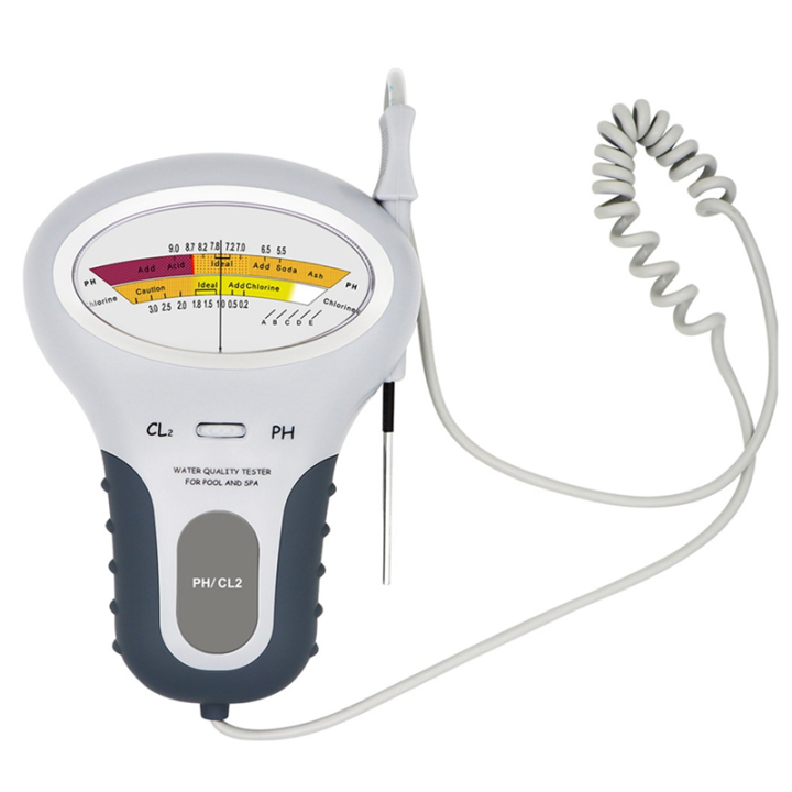 1 PCS ABS 2 in 1 PH Chlorine Meter Chlorine Tester Chlorine Water ...