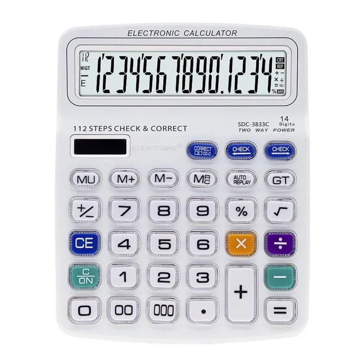 14 Digits Big Display Multi Functional Calculator | Daraz.com.np