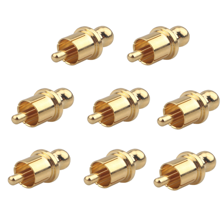 8Pcs Socket Cover Cap Gold Plated Cap Plug Short-Circuit Socket | Daraz ...