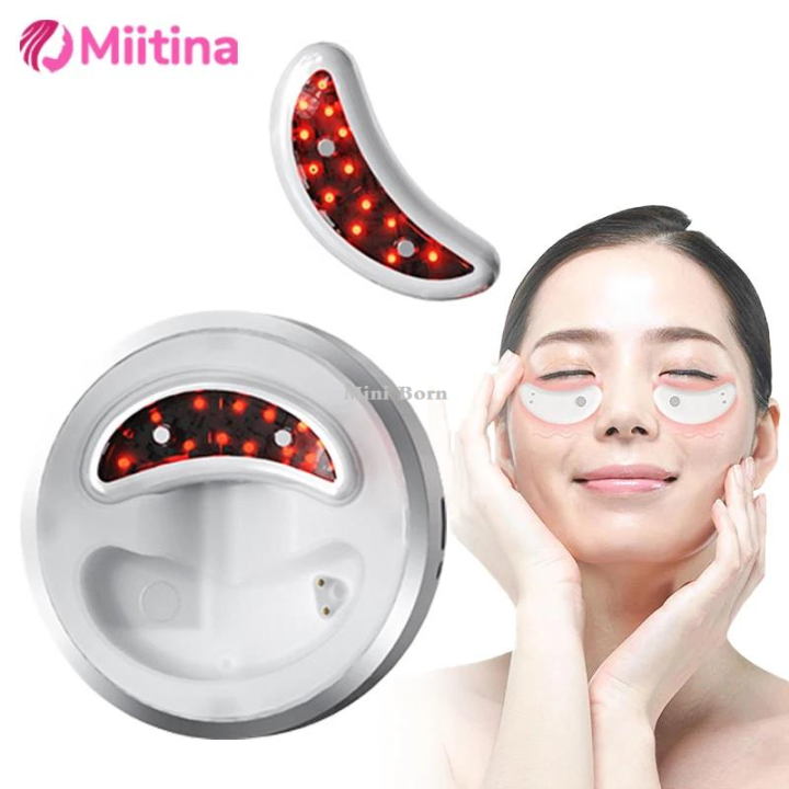 Mini Born Led Red Light Eye Massager Care Therapy Ems Pulse ...