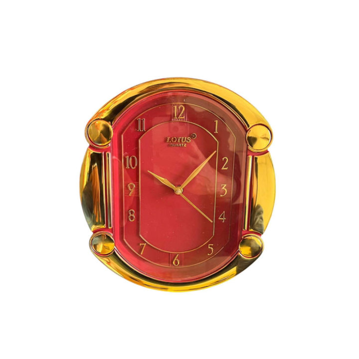 Lotus Analog Quartz Wall Clock | Daraz.com.np
