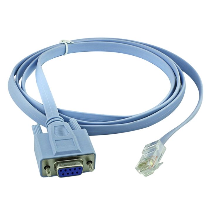 Used for Router Network 1.5M Cble Adapter RJ45 to RS232 Serial Oort ...