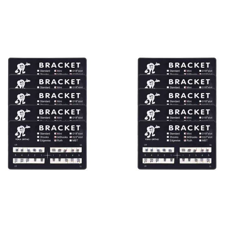Wurrpopy-Dental Bracket, Brackets for Braces, 10 Sets 100 Pcs Dental ...
