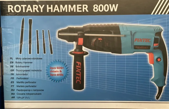 Fixtech 800W Rotary Hammer 26MM | Daraz.com.np