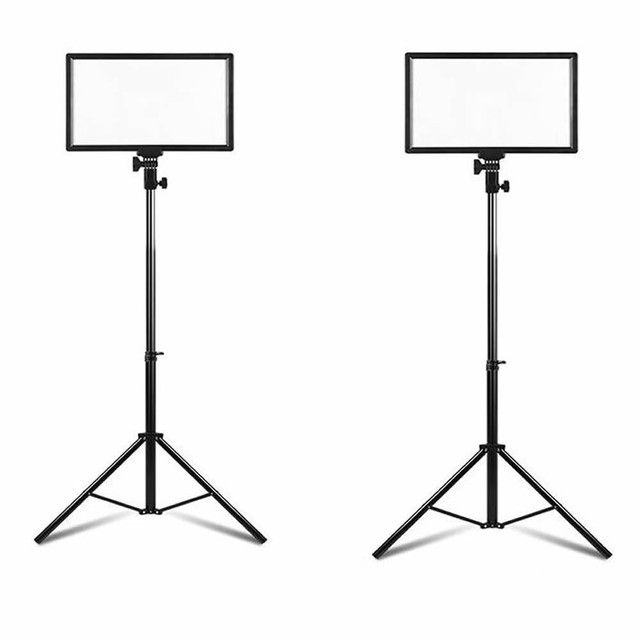 LED Panel Photography Lighting Studio Video Live Dimmable LED ...