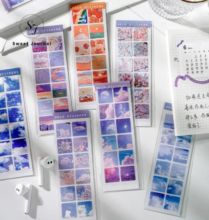 Sweet Journal Room In May Series PVC Stickers Waterproof Album Diary ...