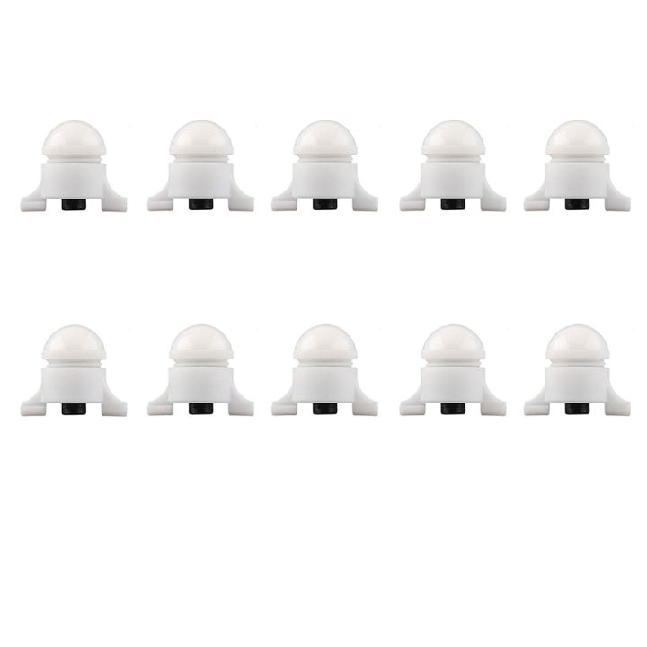 OYPFXMI 10 Pcs Fishing Alarm Luminous Clip Fishing Rod Tip Clip on Fish ...