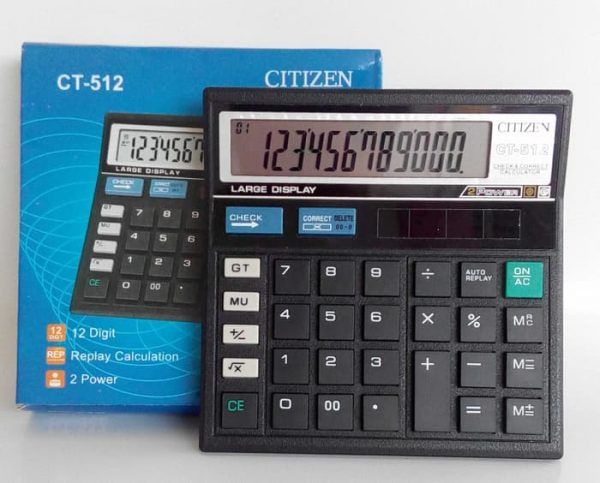 Electronic Calculator Ct-512 By sohamsumiran | Daraz.com.np