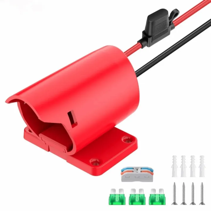 Durable 12AWG Wire Battery Adapter With Switch Wire Terminals Power ...
