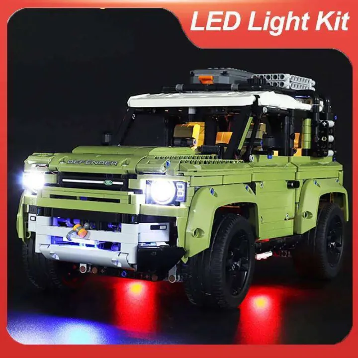 Lights For 42110 Land Rover Defender Car Building Blocks Lamp Set Toys ...