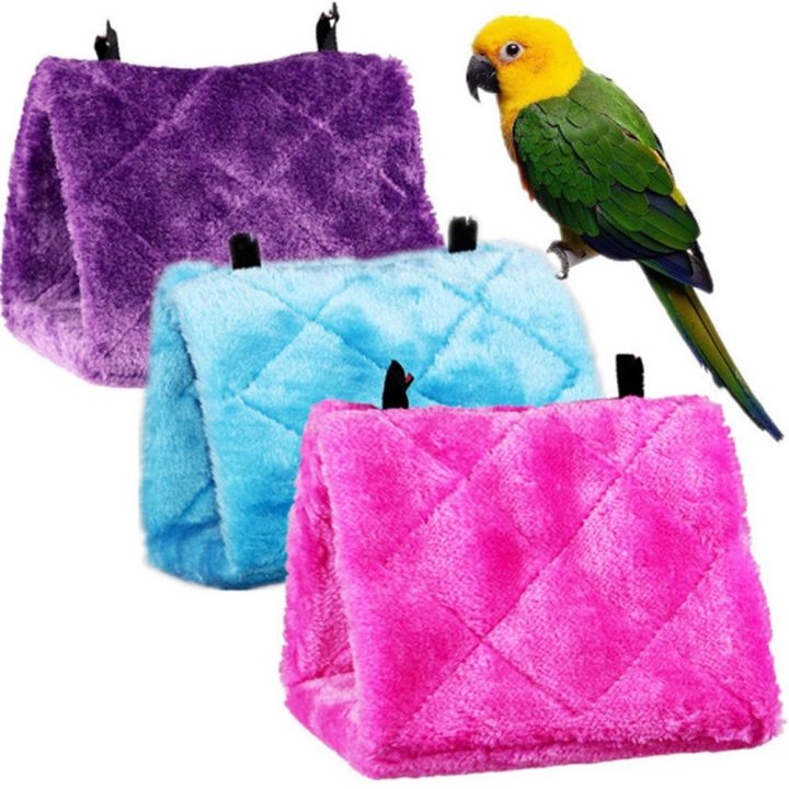 Fashion Parakeet Budgie Hut Tent Bed Winter Bird's-nest Hanging Cave ...