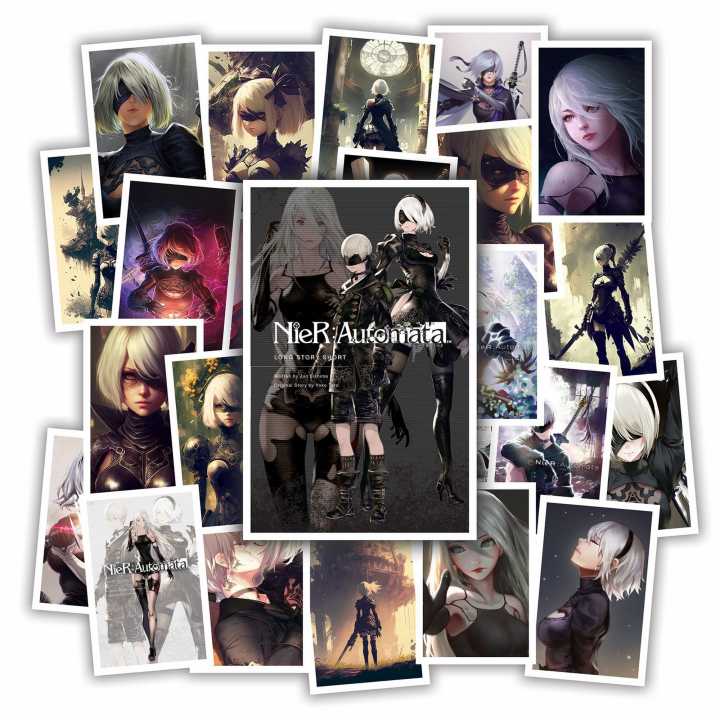 KYVOR NieR:Automata Anime Collectible Sticker Pack of 25pcs (10cm x ...