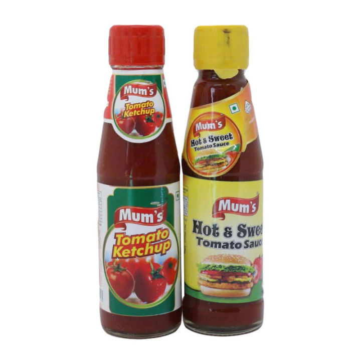 Pack Of 2 Mums Hot N Sweet and Tomato Ketchup | Daraz.com.np