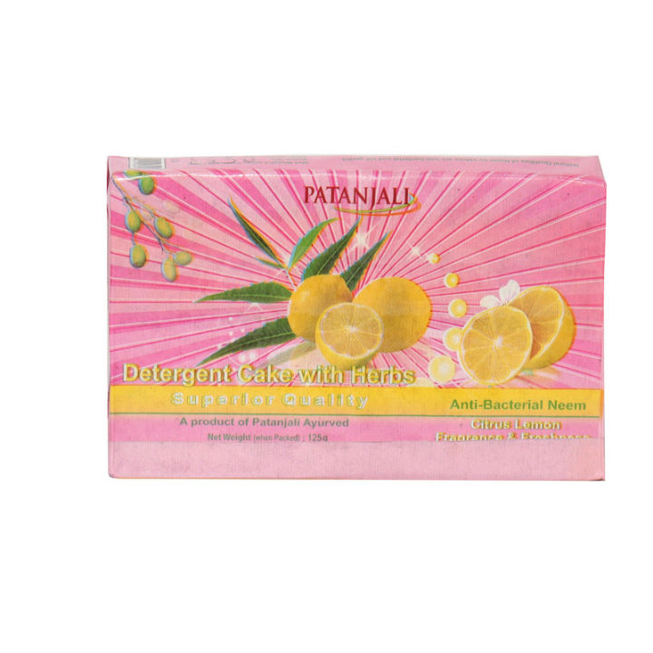 Pack Of 6 Patanjali Detergent Dishwash Bar 120 g | Daraz.com.np