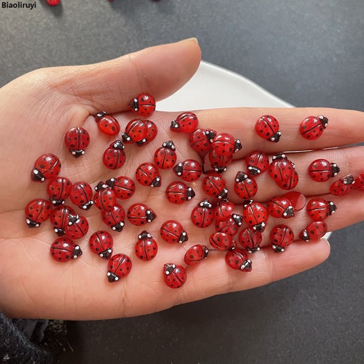 Biaoliruyi20pcs Cute Cartoon Ladybug Nail Charms Coloful Animals ...