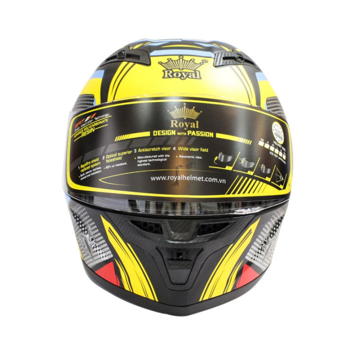 Royal Full Face Helmet With Double Visor | Daraz.com.np